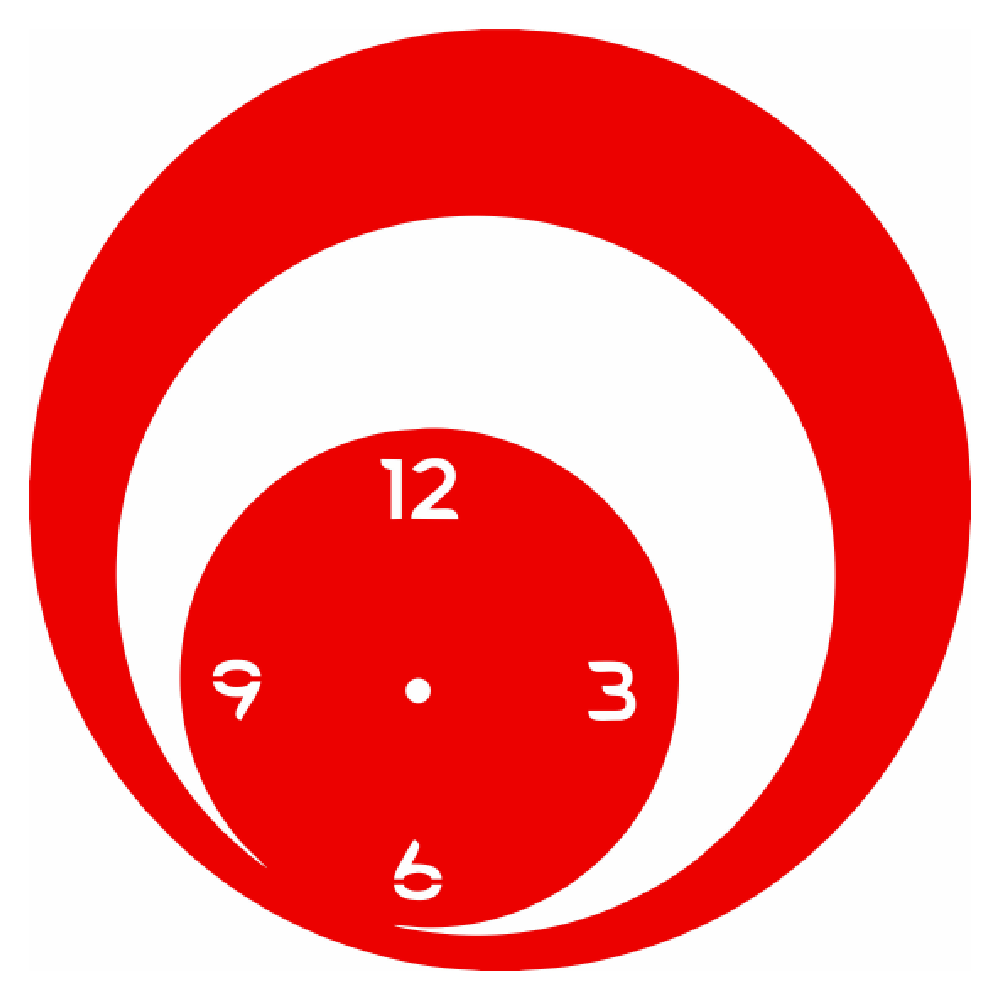 Concentric Circles Clock CDR Vector Design – Arts Shala