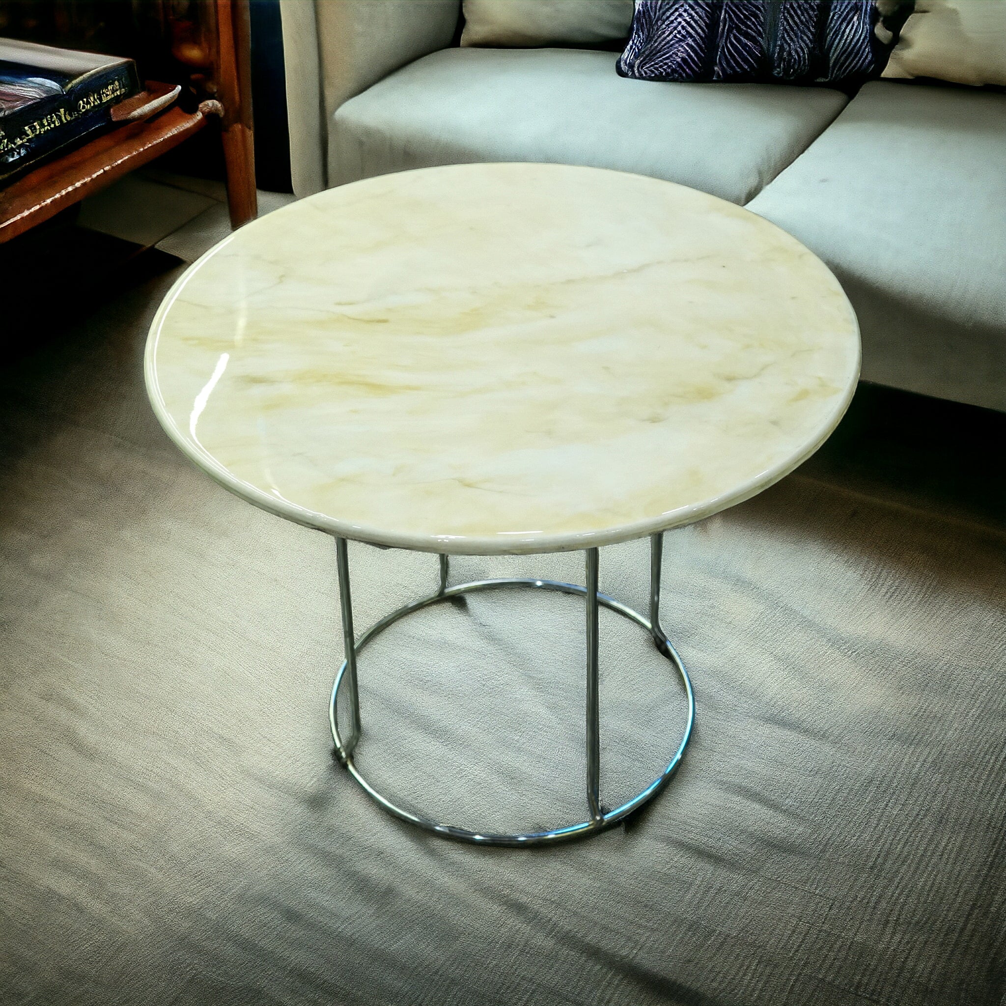 Resin Marble Effect Table Top – Arts Shala