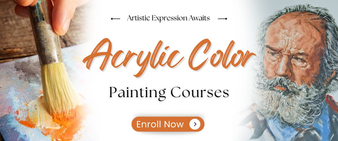 Enroll Vibrant Acrylic Color Painting Course & Classes in Delhi