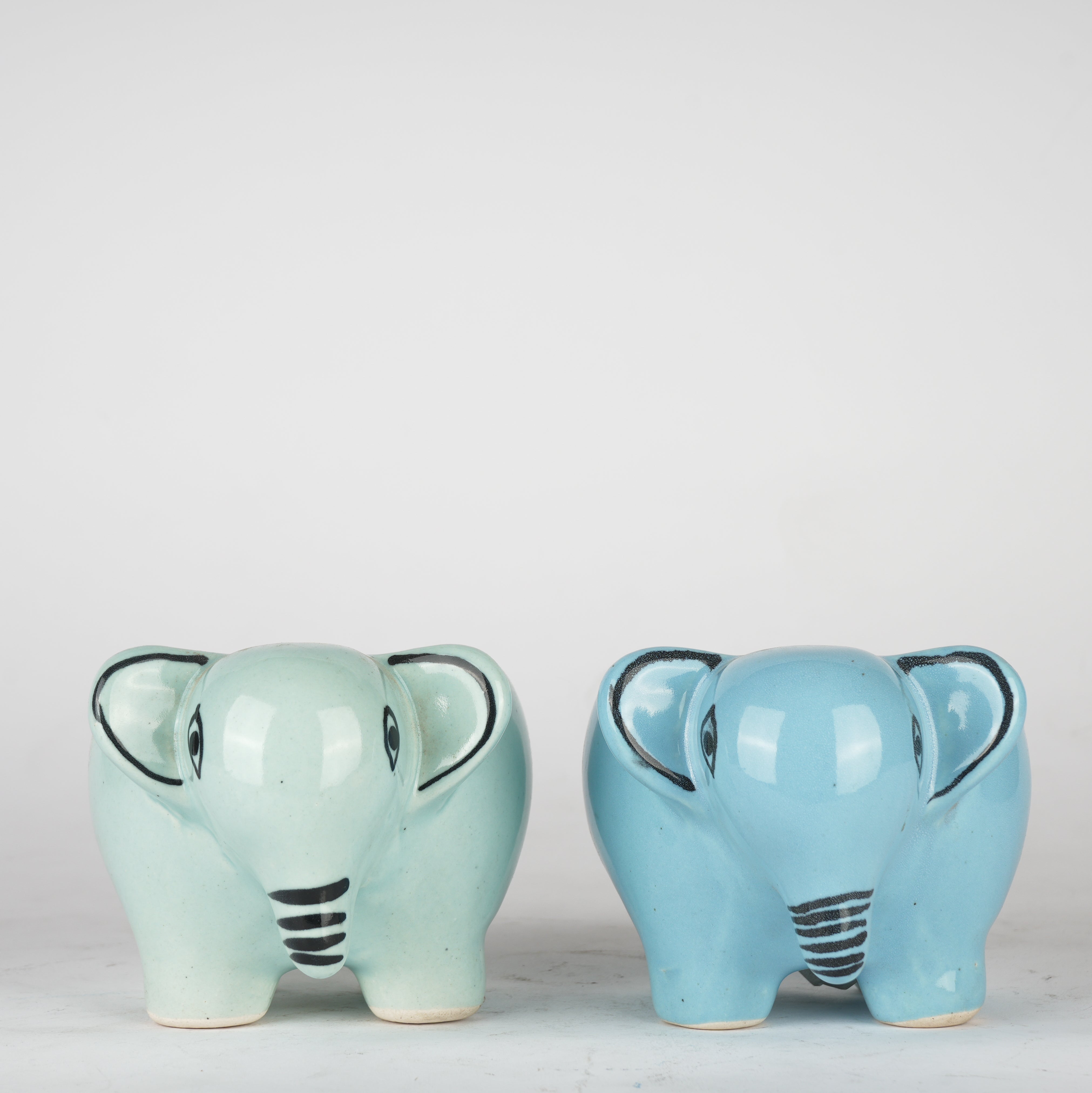 Buy Glazed Ceramic Elephant Shape Planter Online