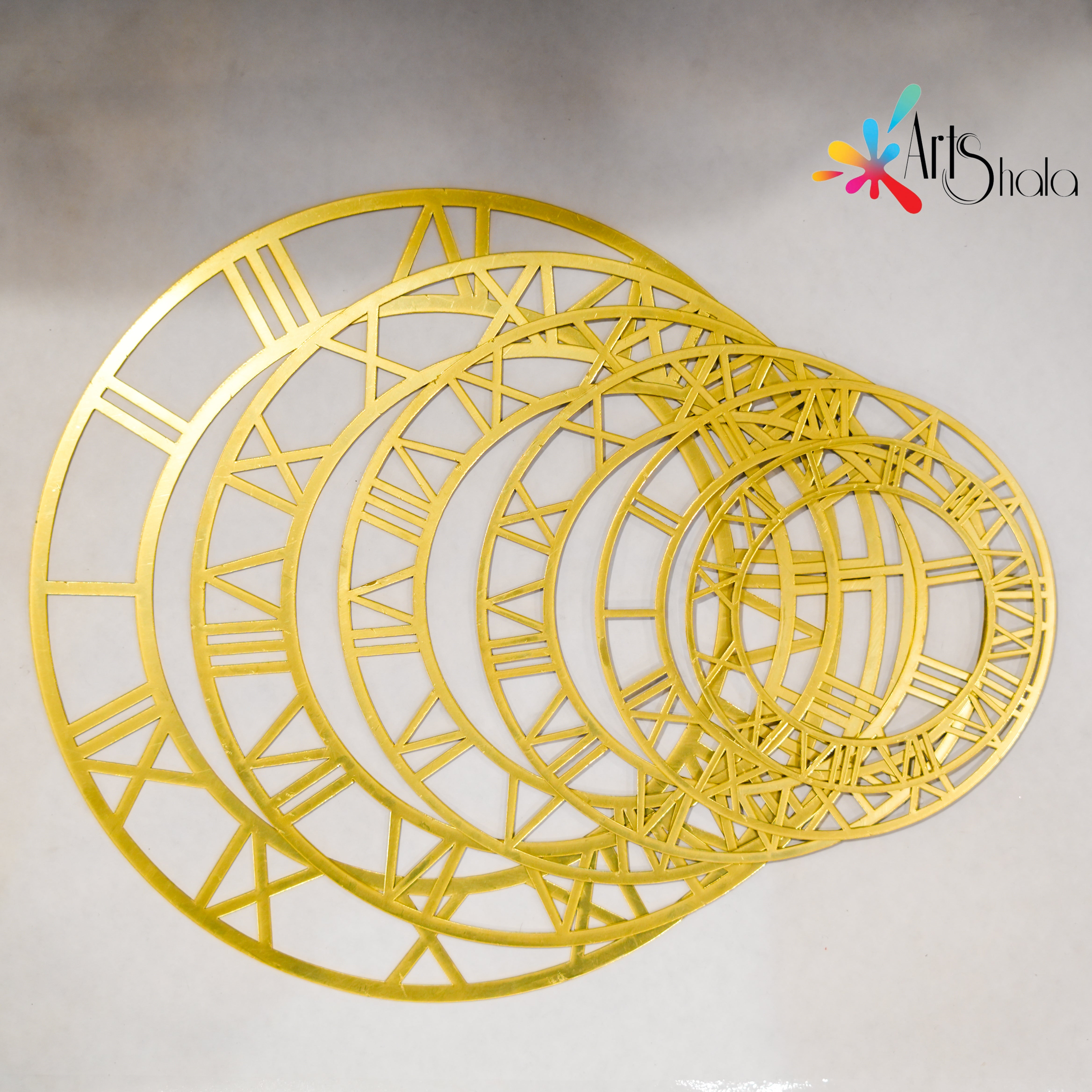 Buy Acrylic Roman Clock Ring Online | Artsshala – Arts Shala