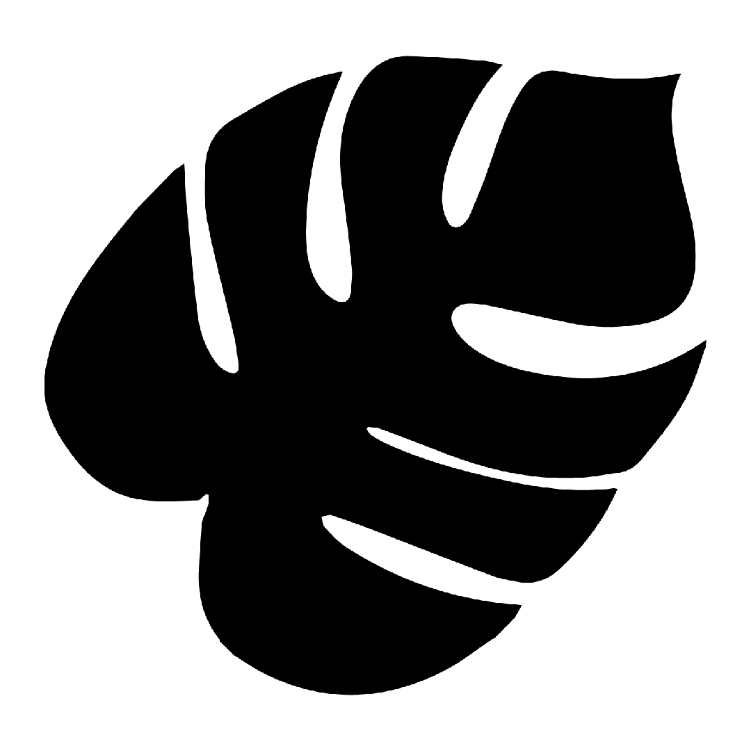 Black monstera Leaf CDR Vector Design 2 – Arts Shala